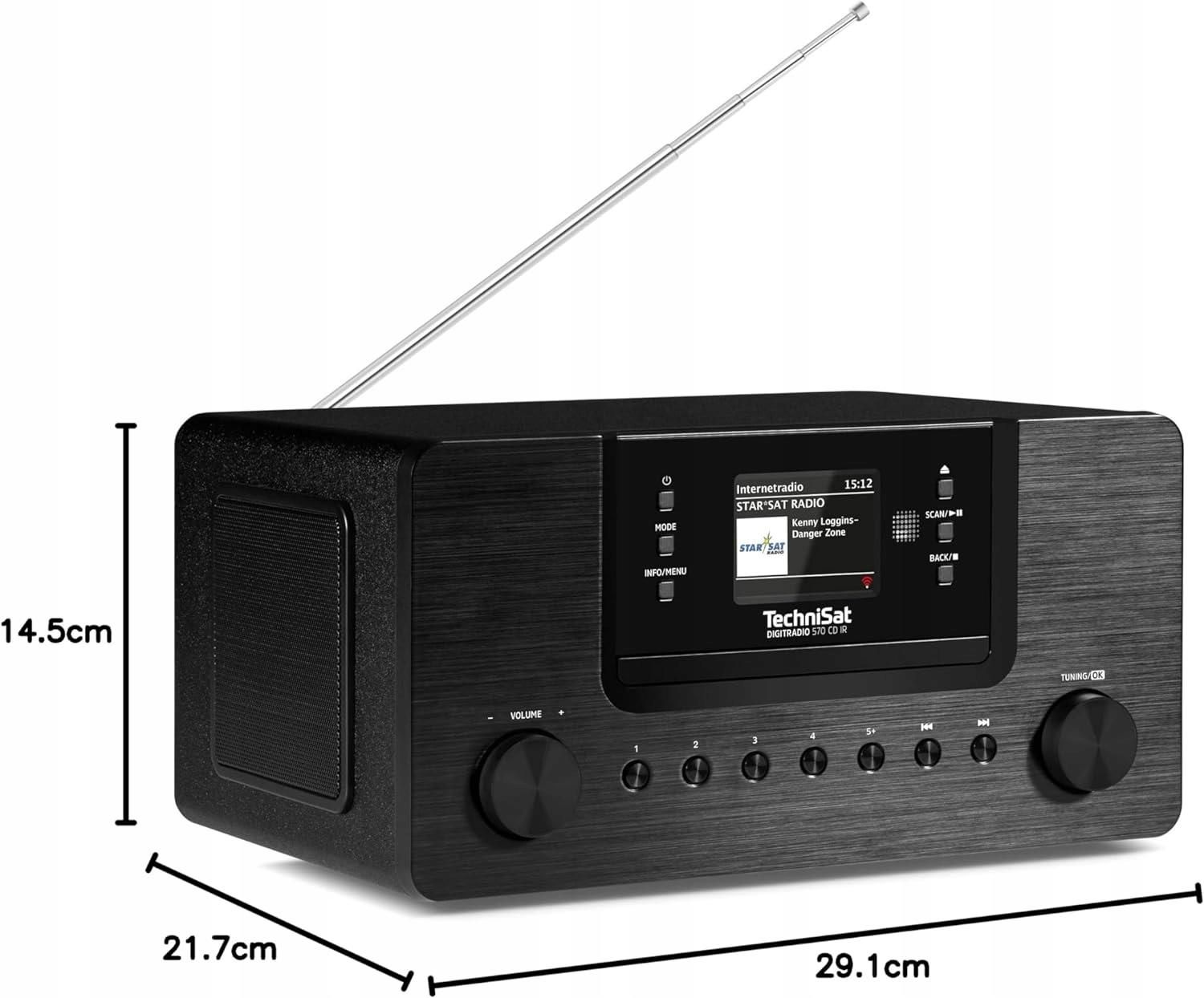 Radio Radio internetowe TechniSat DIGITRADIO 570 CD IR Stereo DAB+ ...