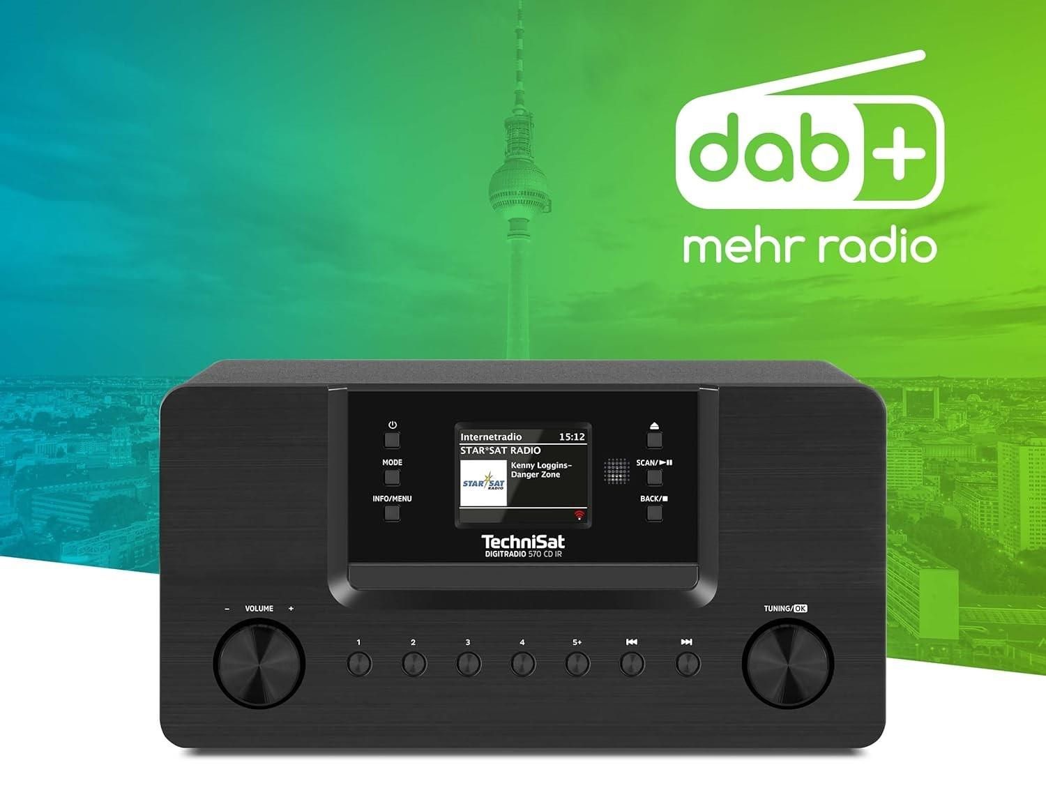 Radio Radio internetowe TechniSat DIGITRADIO 570 CD IR Stereo DAB+ ...