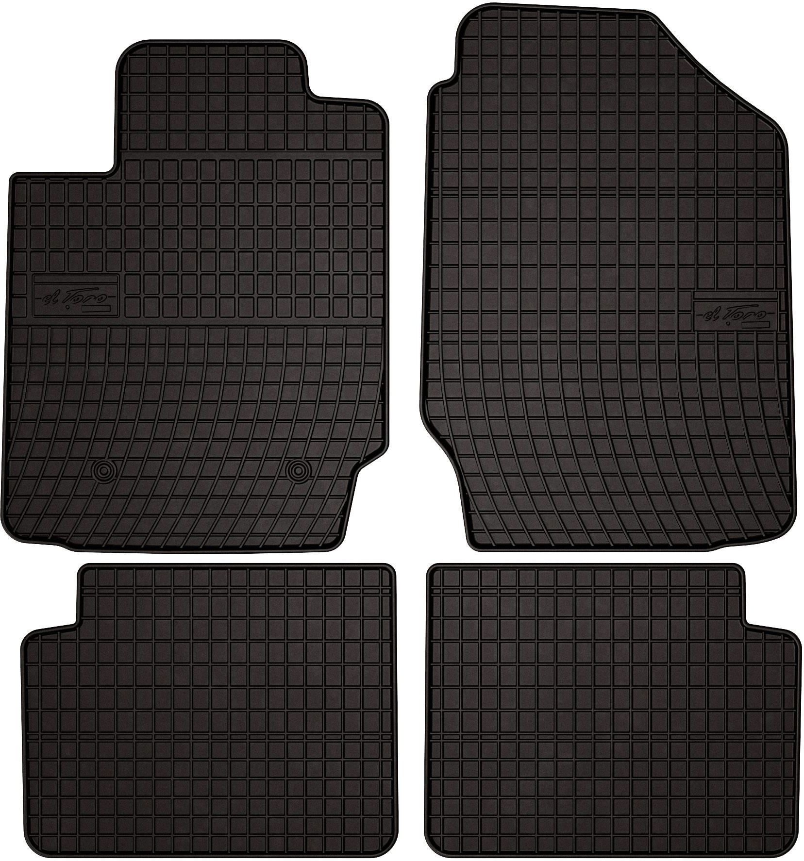 Dywanik samochodowy Wielganizator Dywaniki Gumowe Czarne Toyota Corolla E12 E13 2002-2007 ...