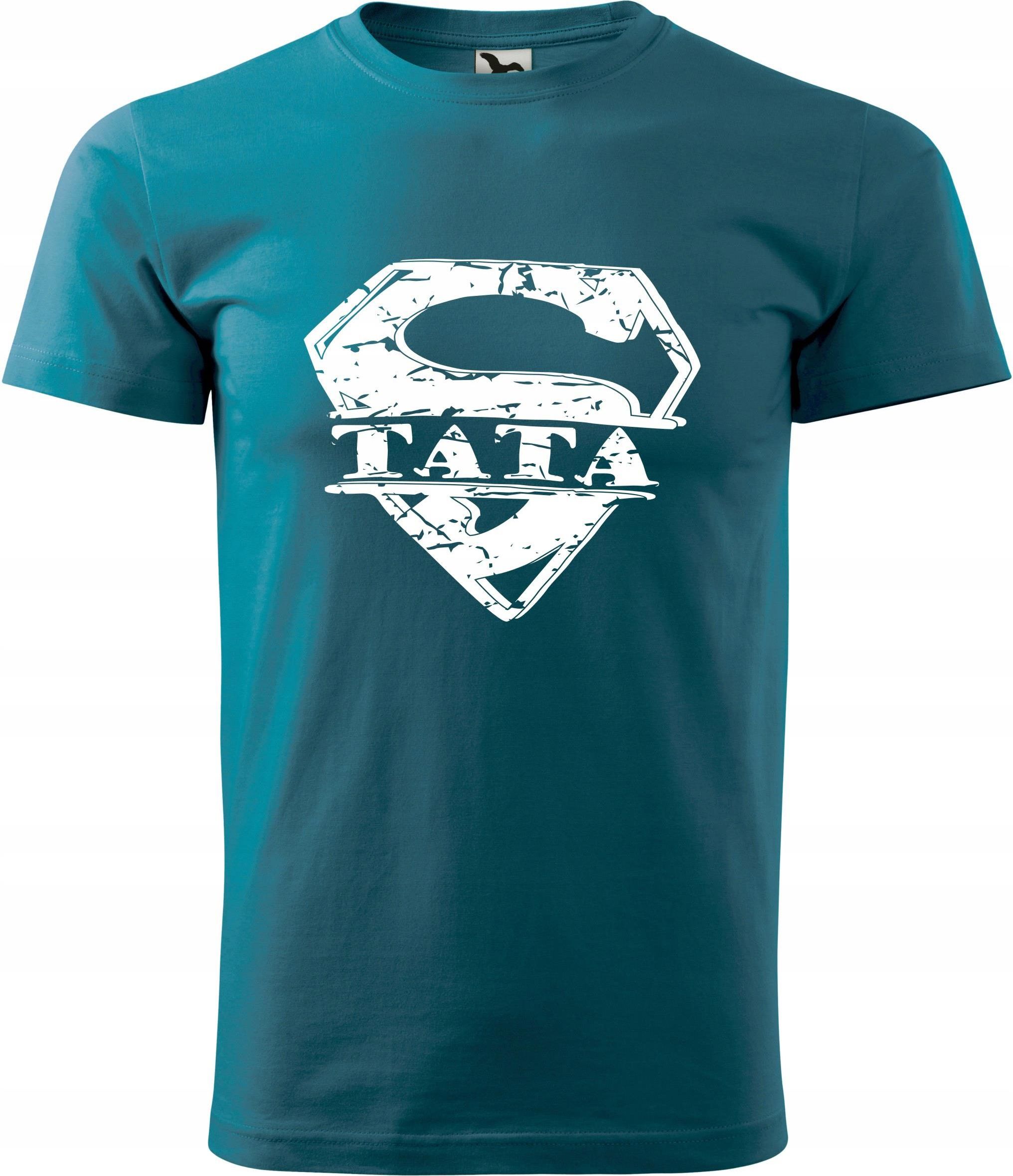 Koszulka dla Taty znak Tata na Dzień Ojca T-shirt petrol blue - Ceny i ...