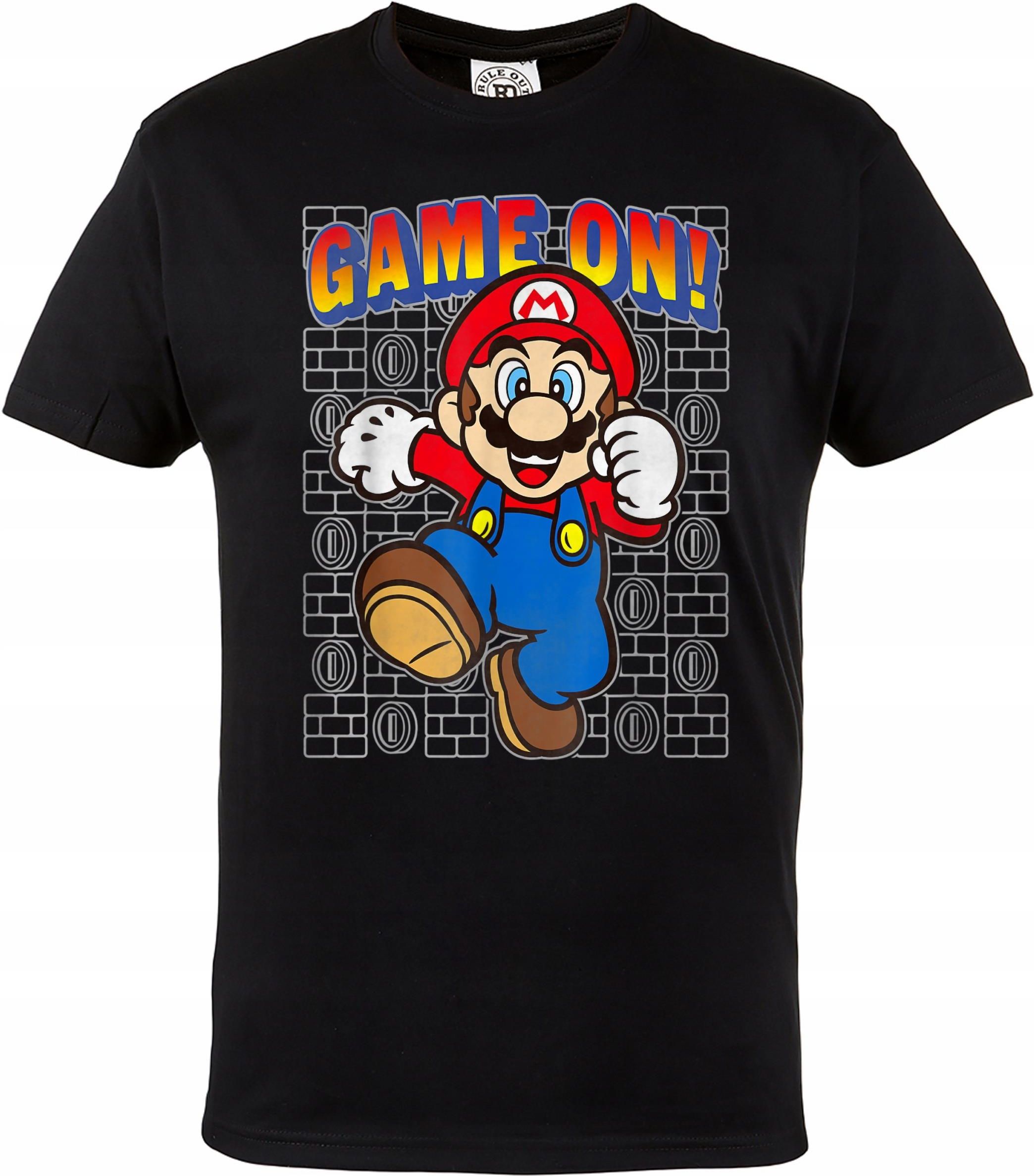 Koszulka Z Nadrukiem Gra Retro Mario Bross - Ceny i opinie - Ceneo.pl