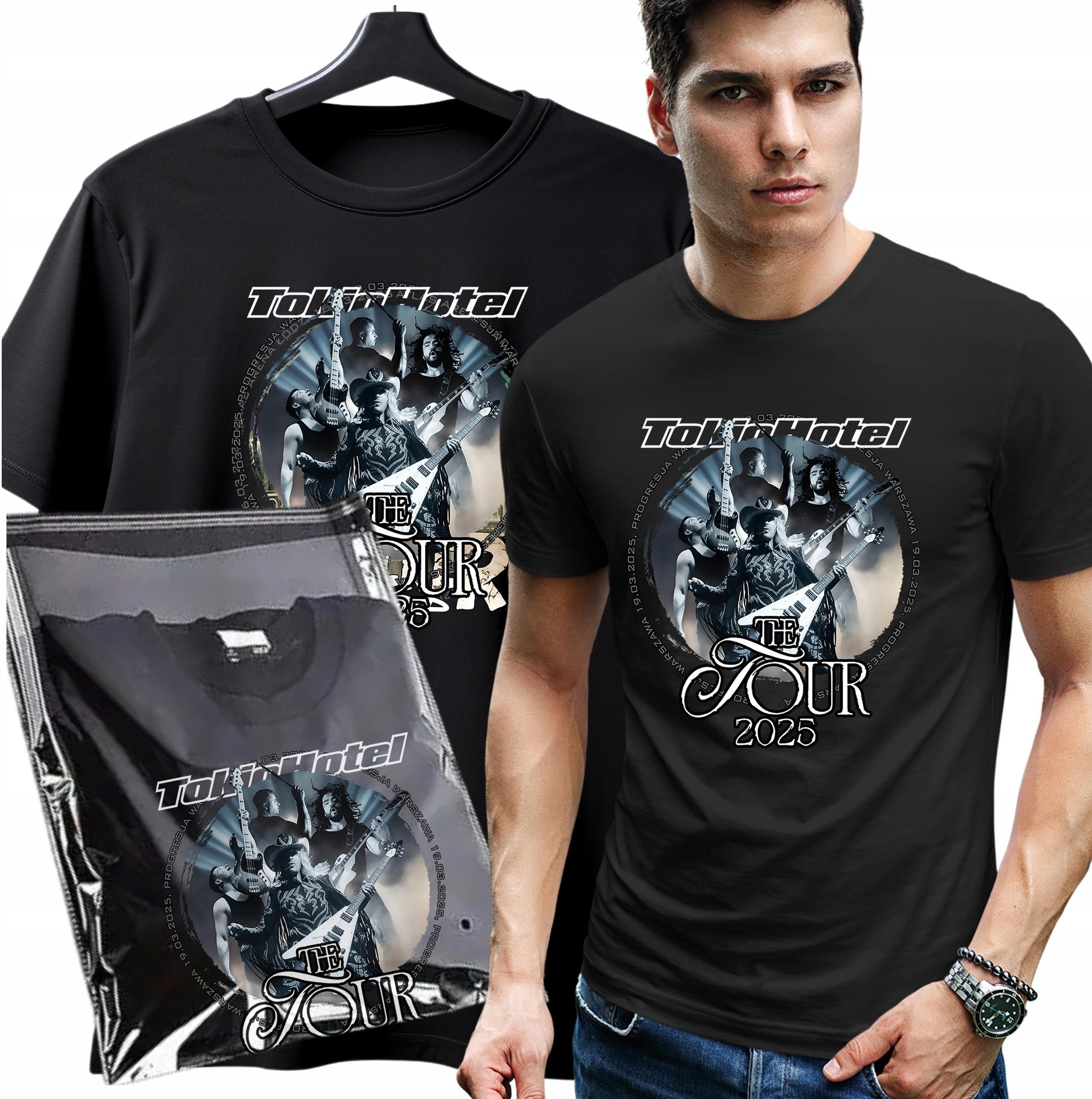 Koszulka Koncertowa Tokio Hotel 19 Marca 2025 Warszawa Progresja Tshirt ...