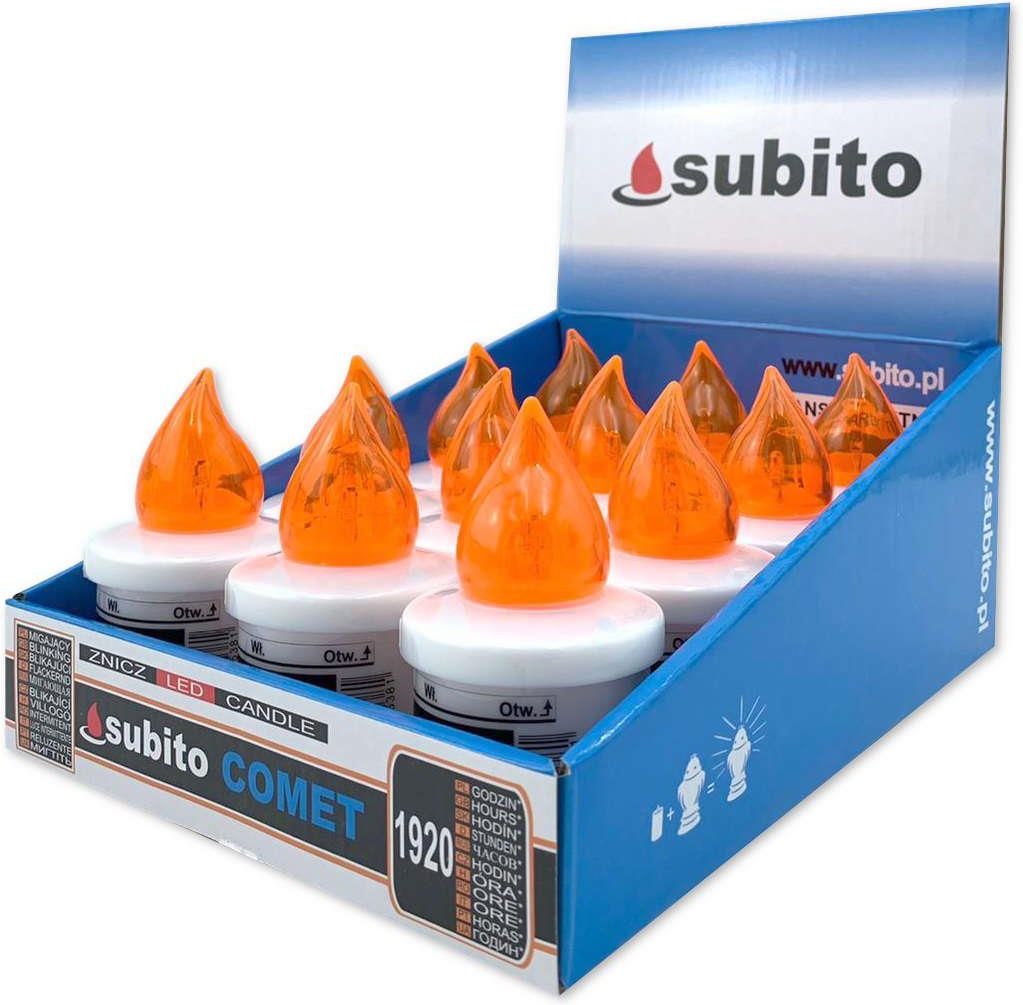 Subito Wkłady Do Zniczy Led Comet 12szt. Pomarańczowe - Ceny i opinie ...