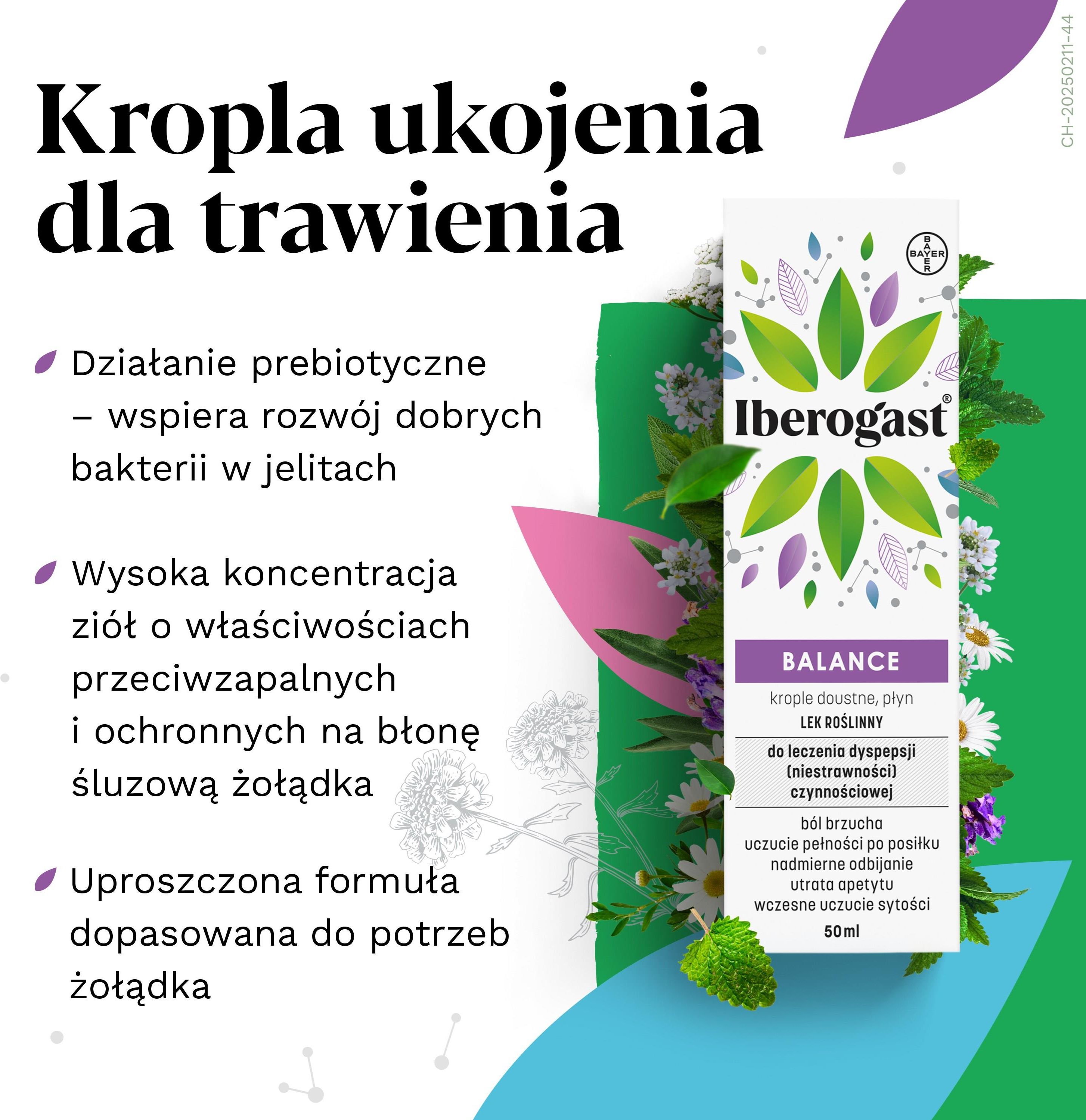 Iberogast Balance Krople Doustne Płyn 50ml - Opinie i ceny na Ceneo.pl