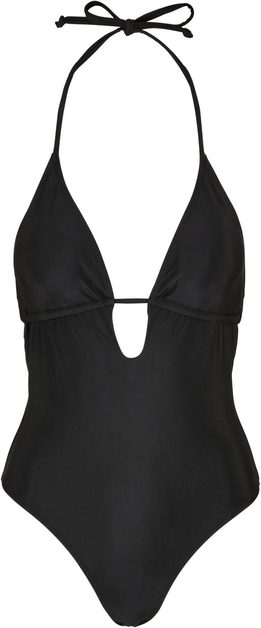 Urban Classics Jednoczęściowy Kostium Kąpielowy Damski Trójkątny Czarne ...