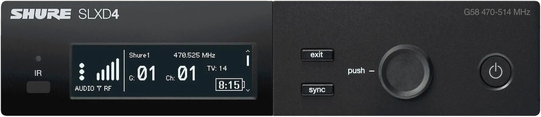 Shure SLXD 24E/N8CB-J53 (562-606 MHz) - Zestaw Bezprzewodowy z ...