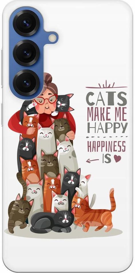 Caseofszu Etui Do Samsung Galaxy S25 Koty Kawa - Etui na telefon, ceny ...