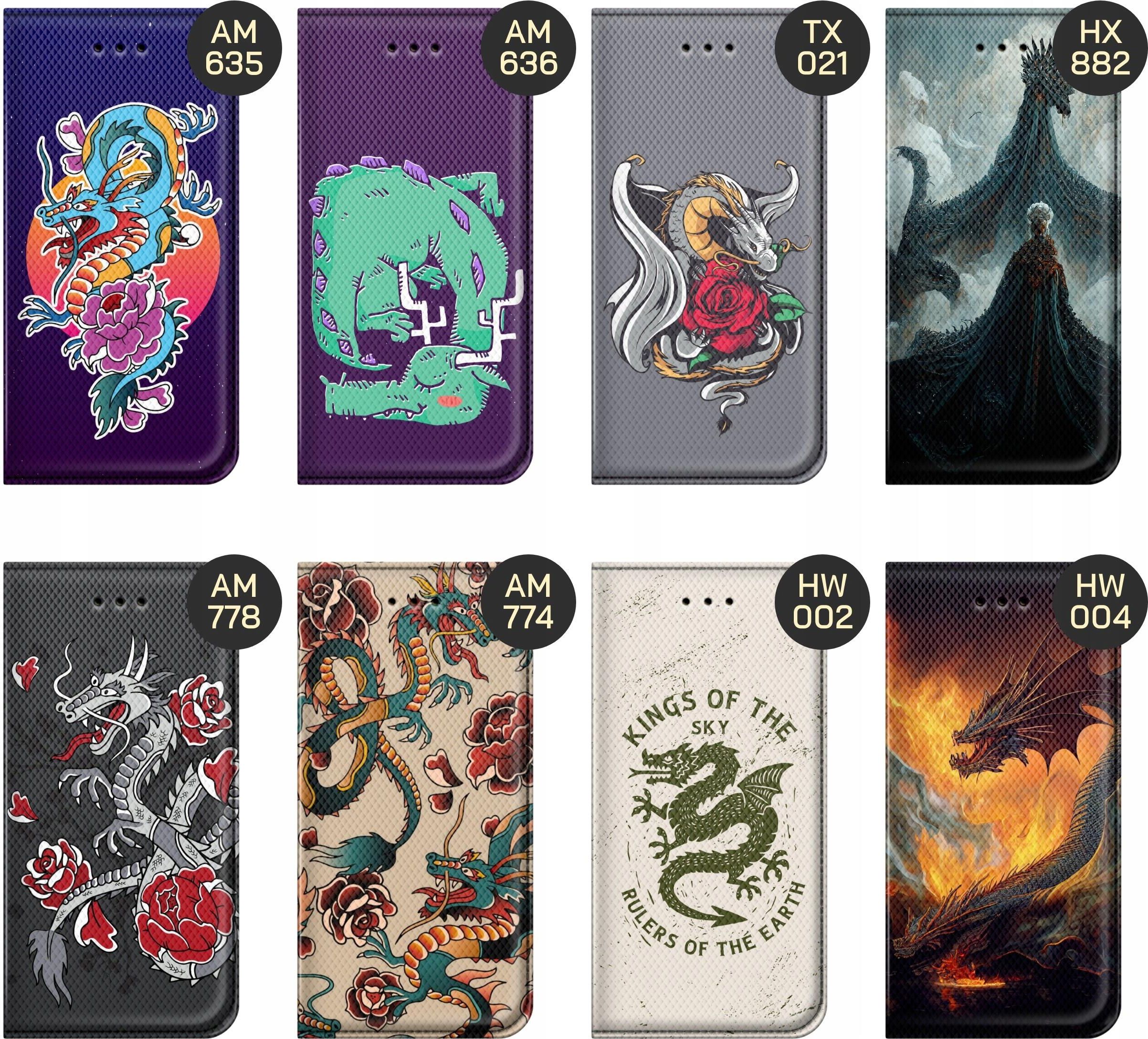 Hello Case Etui Z Klapką Do Motorola Edge 50 Ultra Smoki Dragon Taniec ...