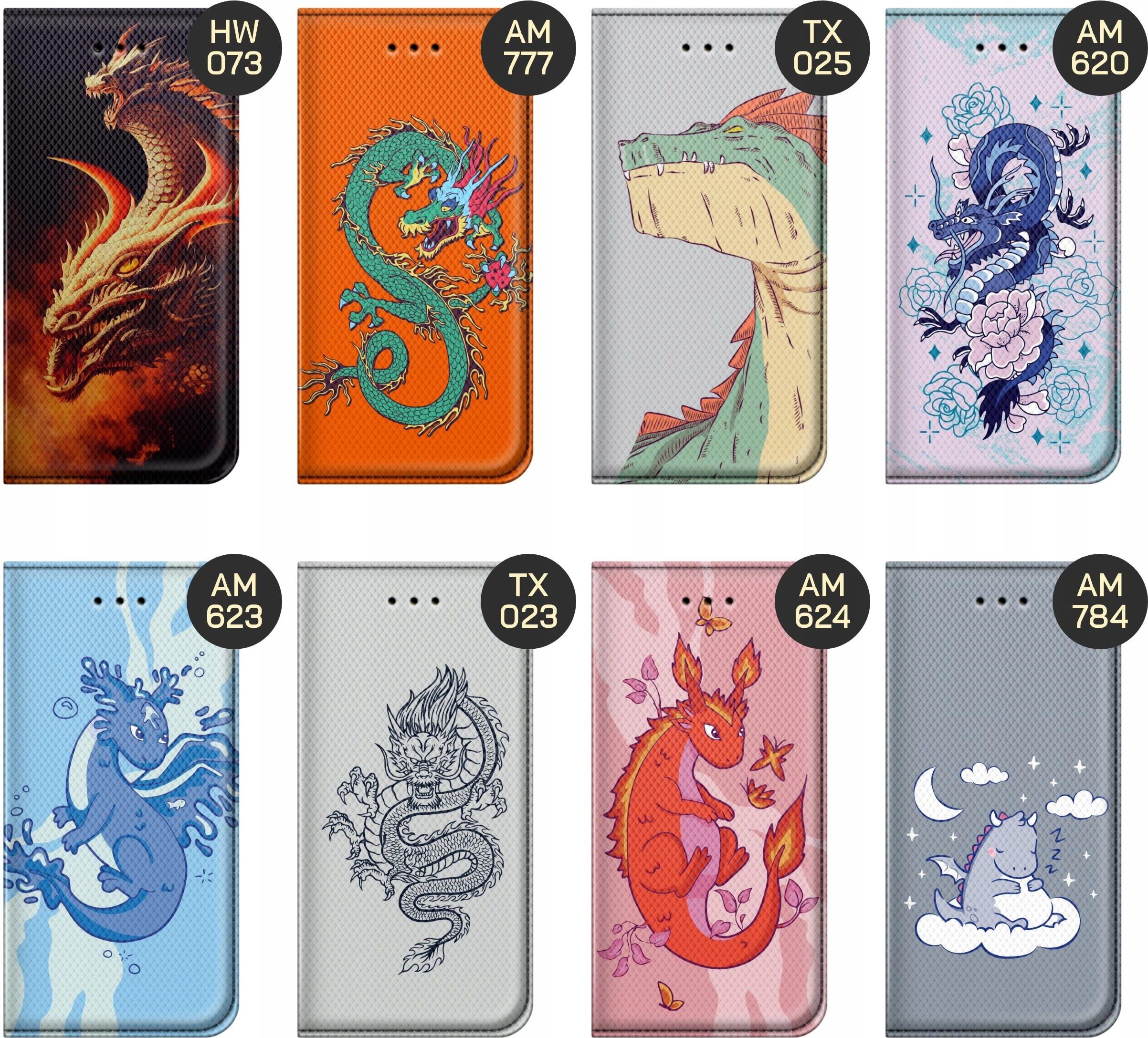 Hello Case Etui Z Klapką Do Motorola Edge 50 Ultra Smoki Dragon Taniec ...