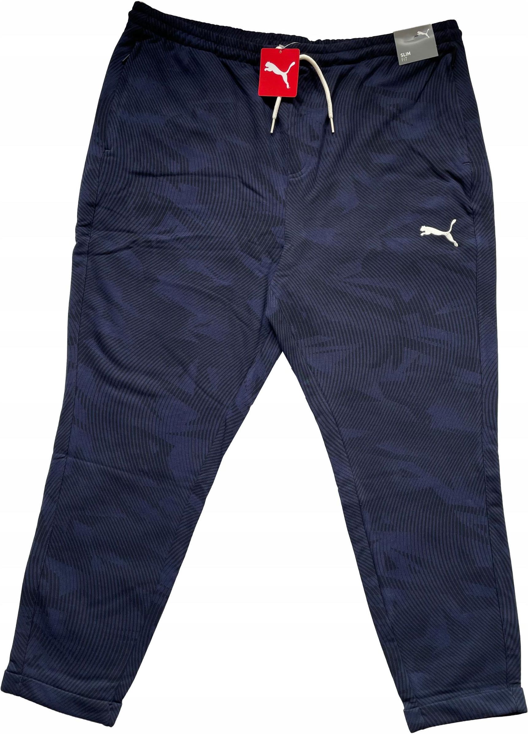 Duże Męskie Spodnie Dresowe Puma 656034 06 2XL Granat - Ceny i opinie - Ceneo.pl