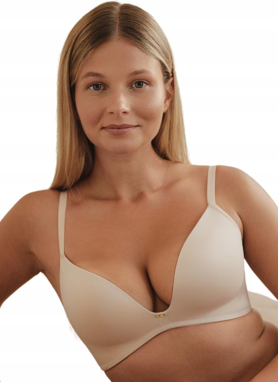 Biustonosz Amelia Mefemi/ Nipplex Push Up Bez Fiszbin Usztywniany 65E - Ceny i opinie - Ceneo.pl