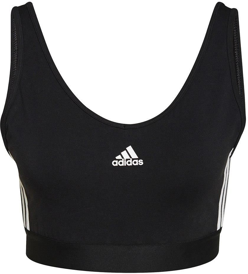 ND05_S9505-XS GS1343 Stanik sportowy damski adidas Essentials 3-Stripes czarny GS1343 r.XS ...