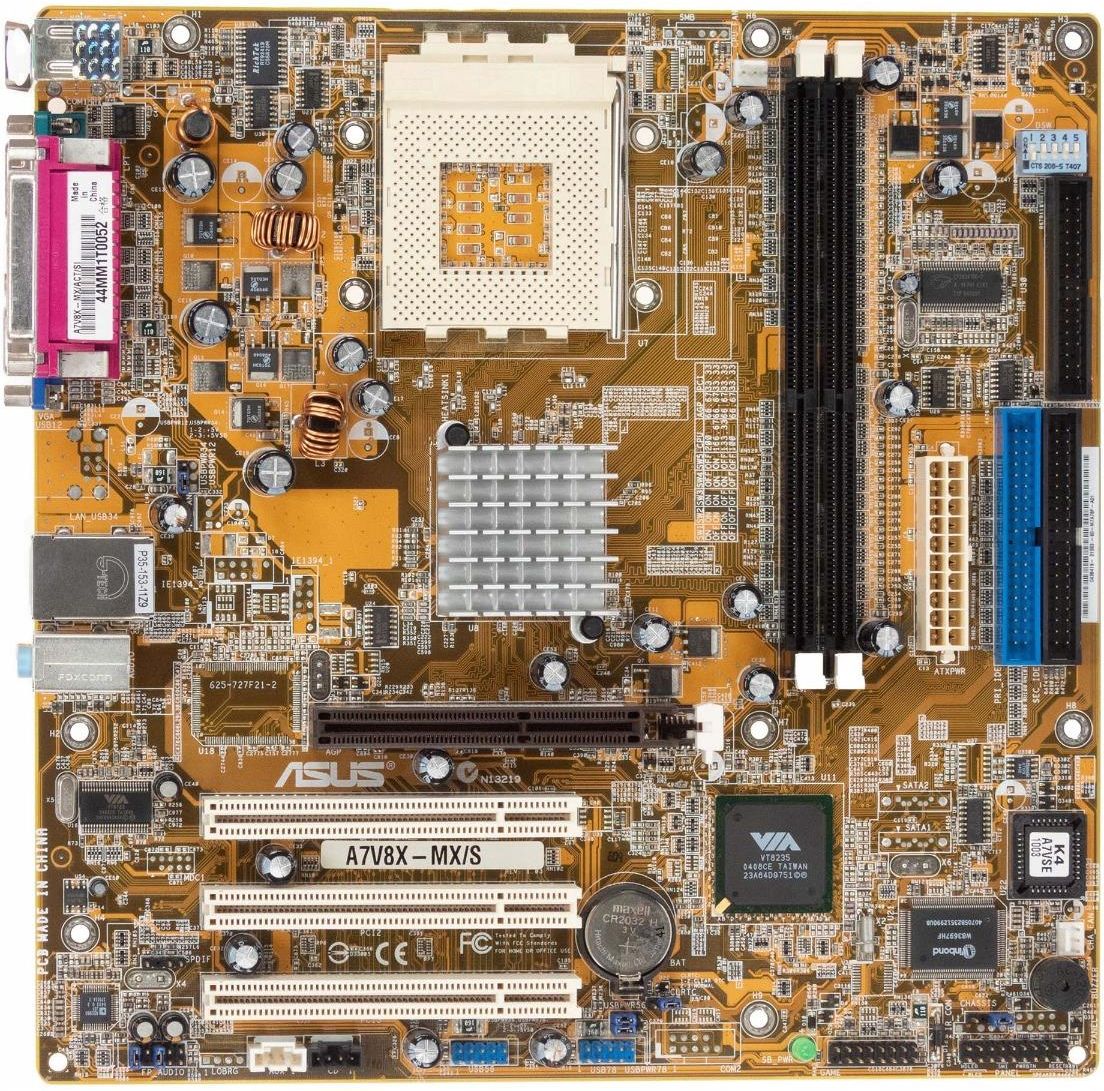 Podzespoły do laptopa Asus A7V8X-MX/S Socket 462 Ddr Agp Pci mATX ...