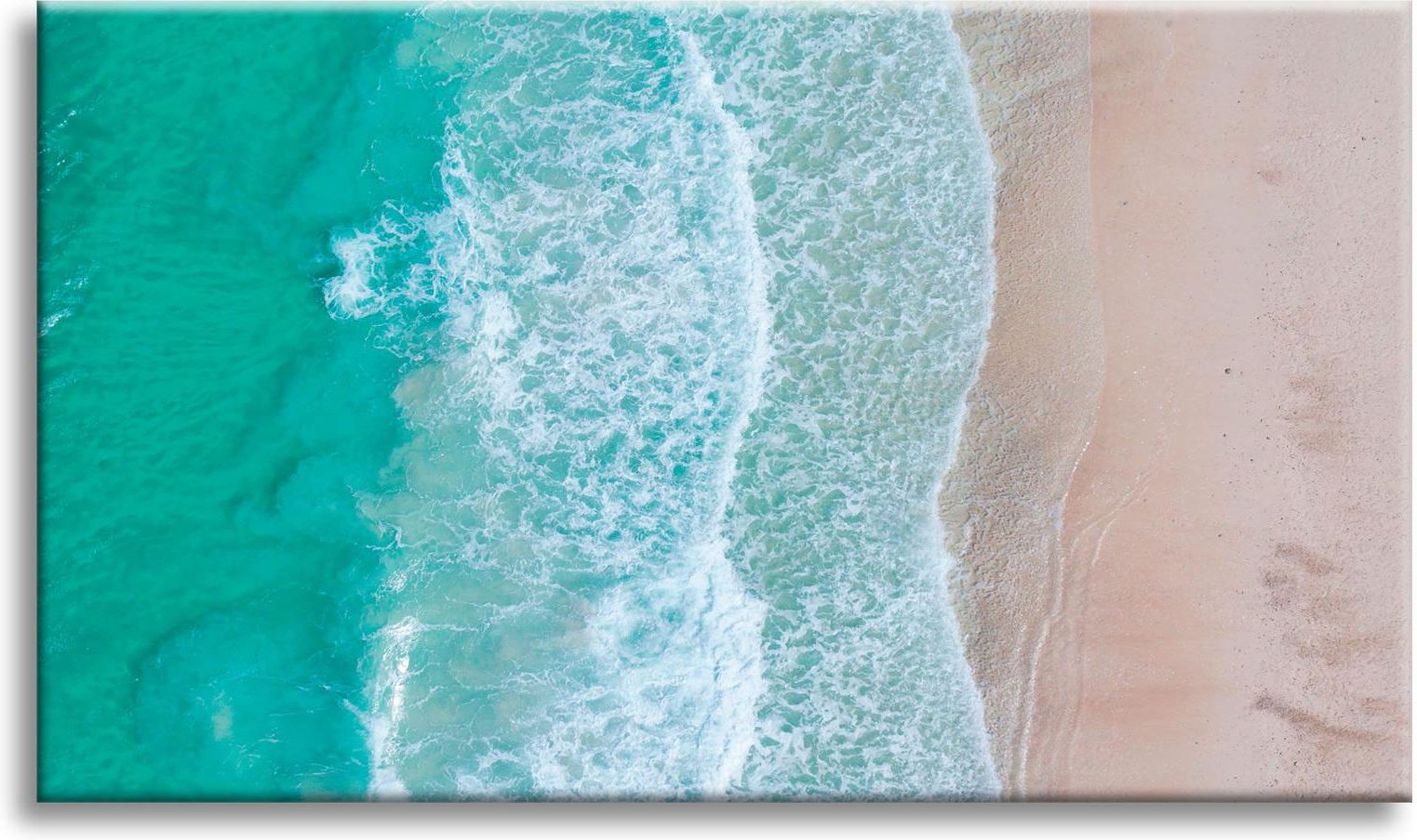 Mpink Obraz Na Płótnie Ocean Fale Przyroda Plaża 100x80cm - Opinie i ...