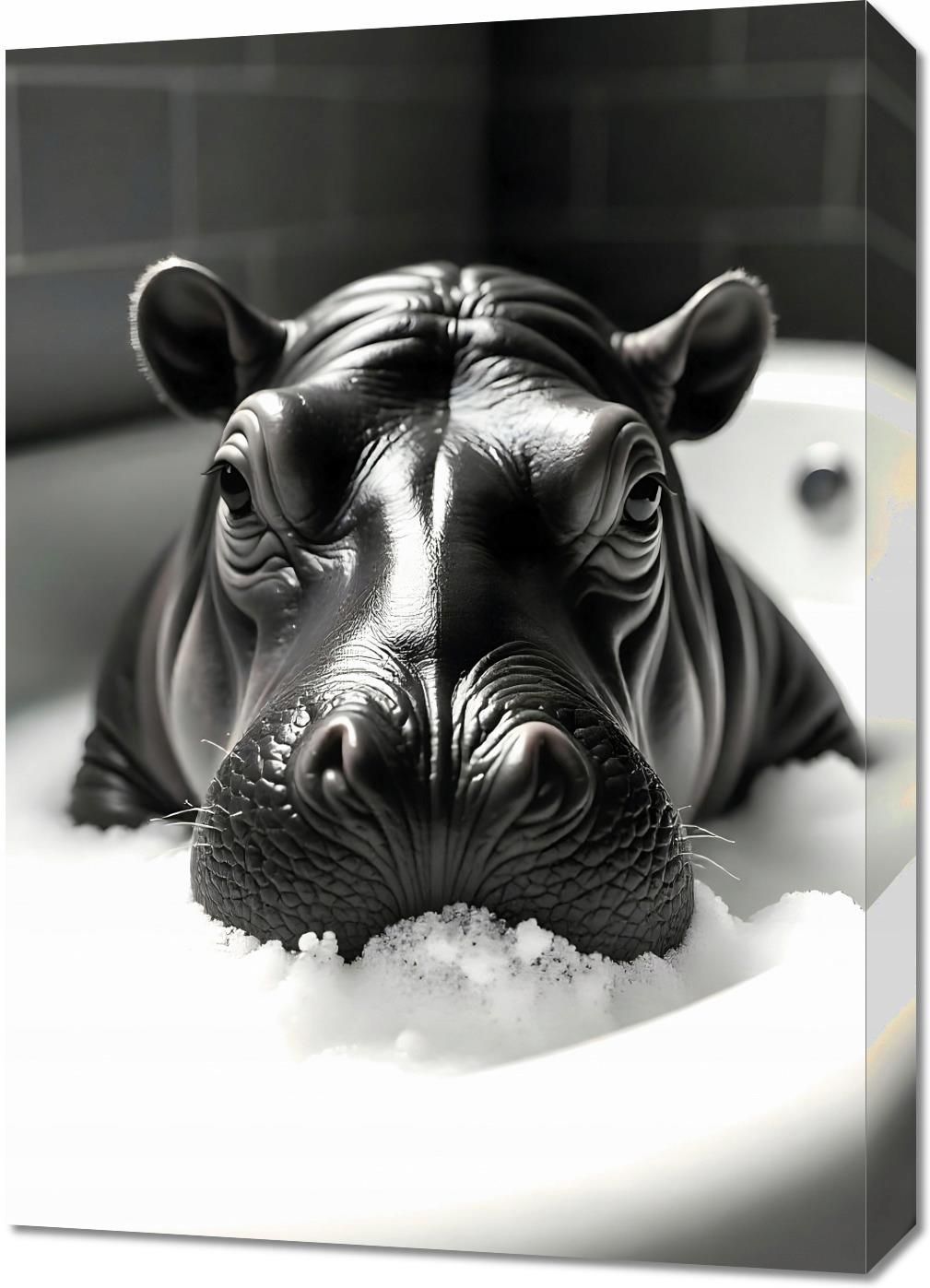 Obraz 50x70cm Vintage Artystyczny Hipuś Portret Zwierząt Pop Art ...