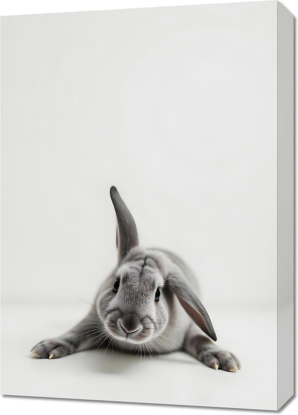 Obraz 50x70cm Vintage Artystyczny Zając Portret Zwierząt Pop Art ...