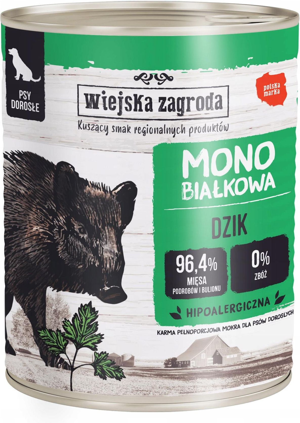 Karma Wiejska Zagroda Monobiałkowa Dzik Dla Psa 800G - Ceny i opinie - Ceneo.pl