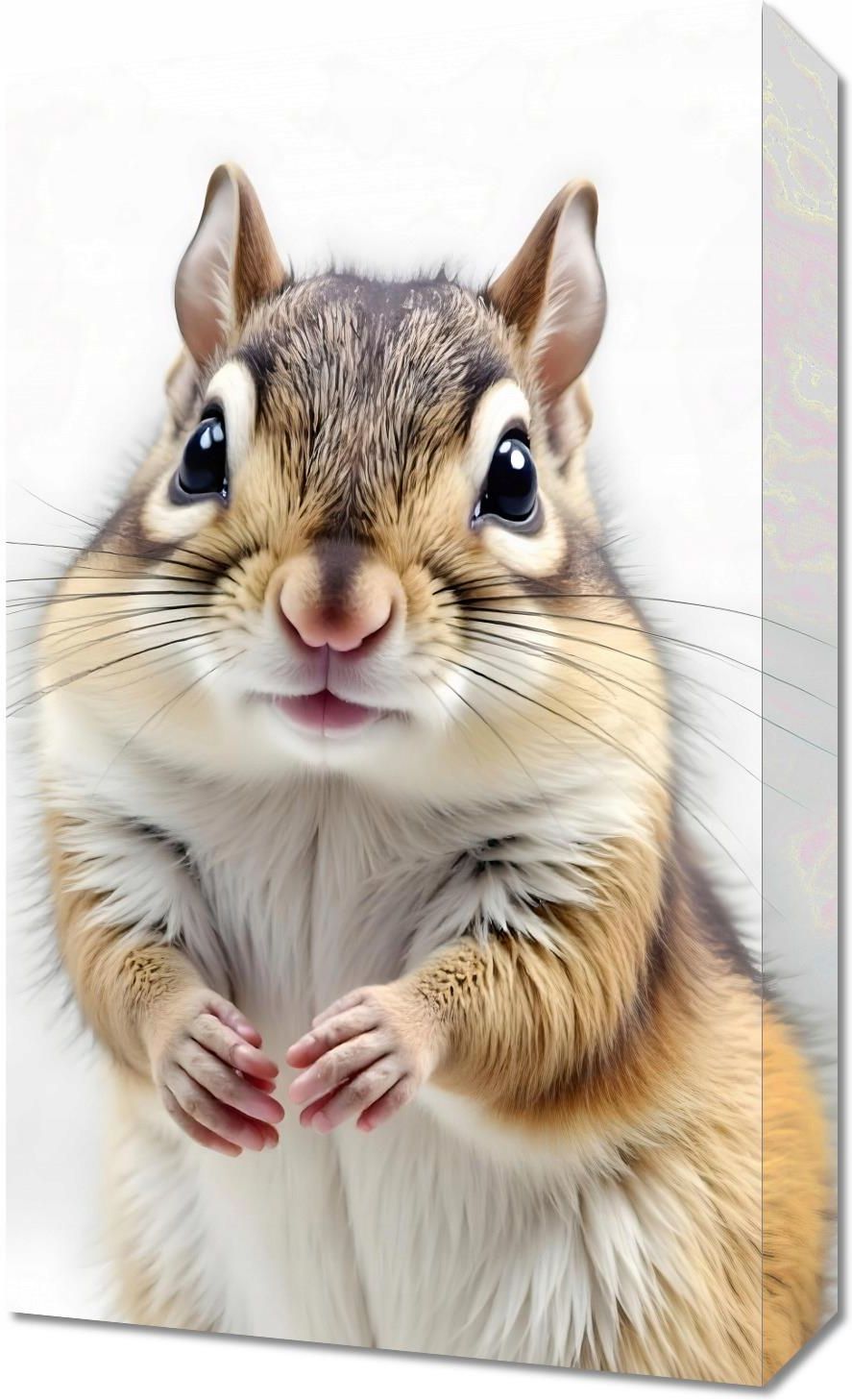 Obraz 30x50cm Vintage Artystyczny , Wiewiór , Portret Zwierząt Pop Art ...