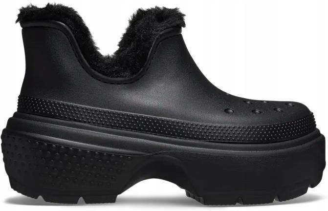 Crocs Damskie Ocieplane Botki Na Platformie Stomp Lined Shorty Boot 36 ...