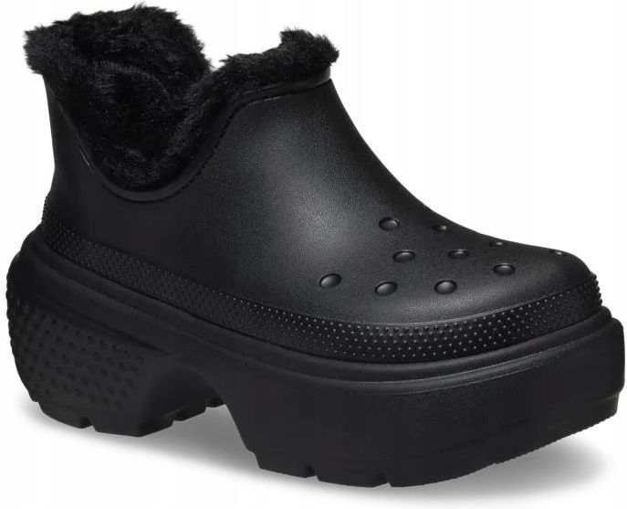 Crocs Damskie Ocieplane Botki Na Platformie Stomp Lined Shorty Boot 36 ...