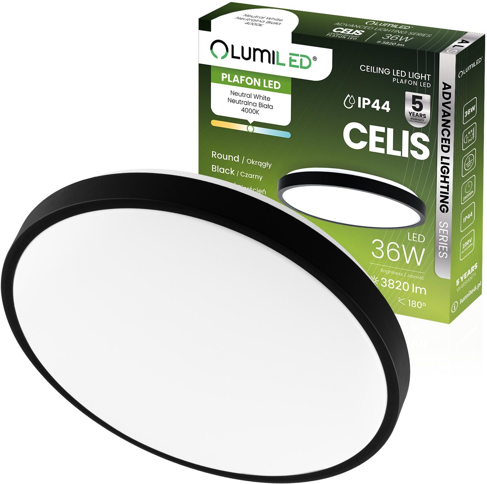 Lumiled Plafon Led Lampa Sufitowa Natynkowa 36W 4000K 3820Lm 106 Lm/W ...