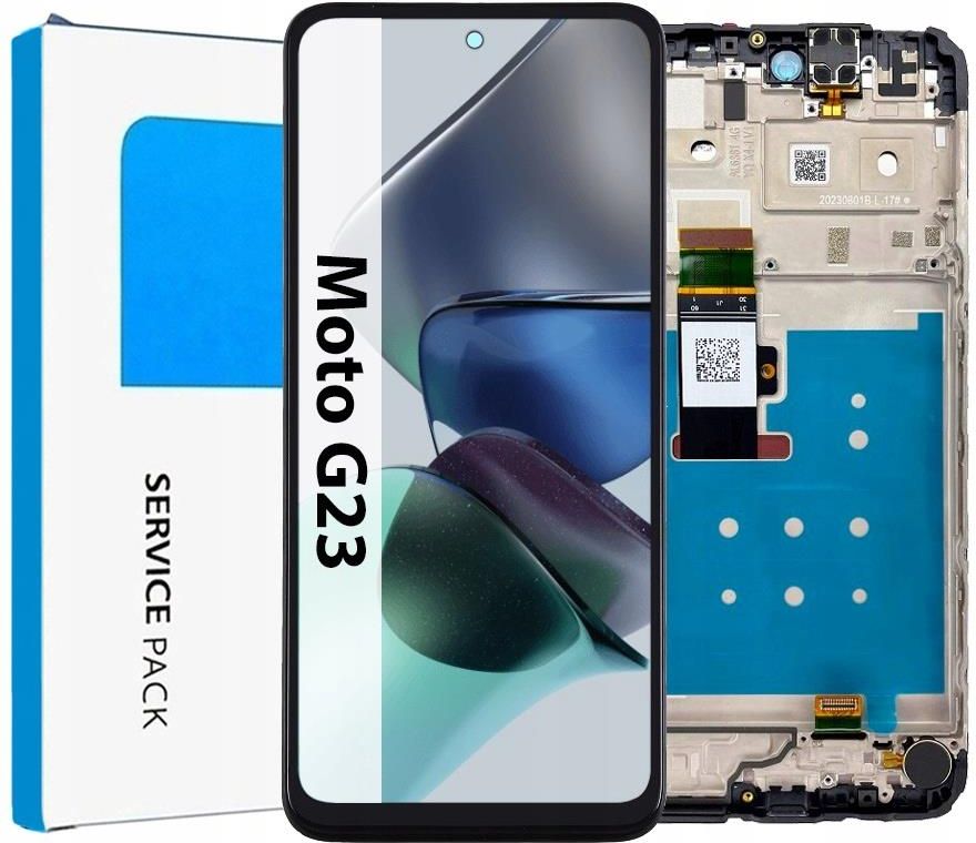 Podzespoły do telefonu Motorola Wyświetlacz Moto G23 Lcd Ekran Ramka ...