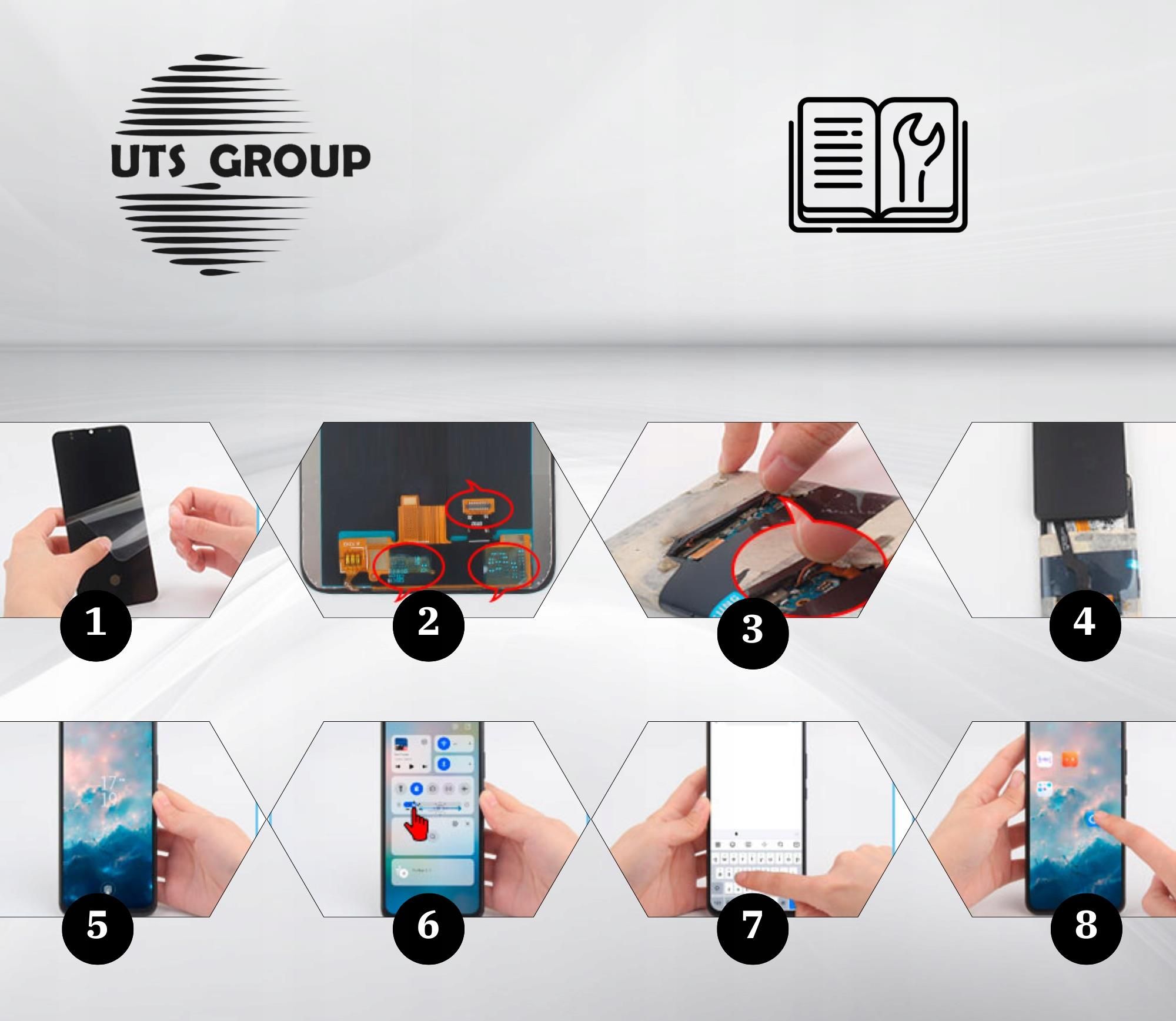 Podzespoły do telefonu Uts Group Oryginał Hd Wyświetlacz Do Samsung ...