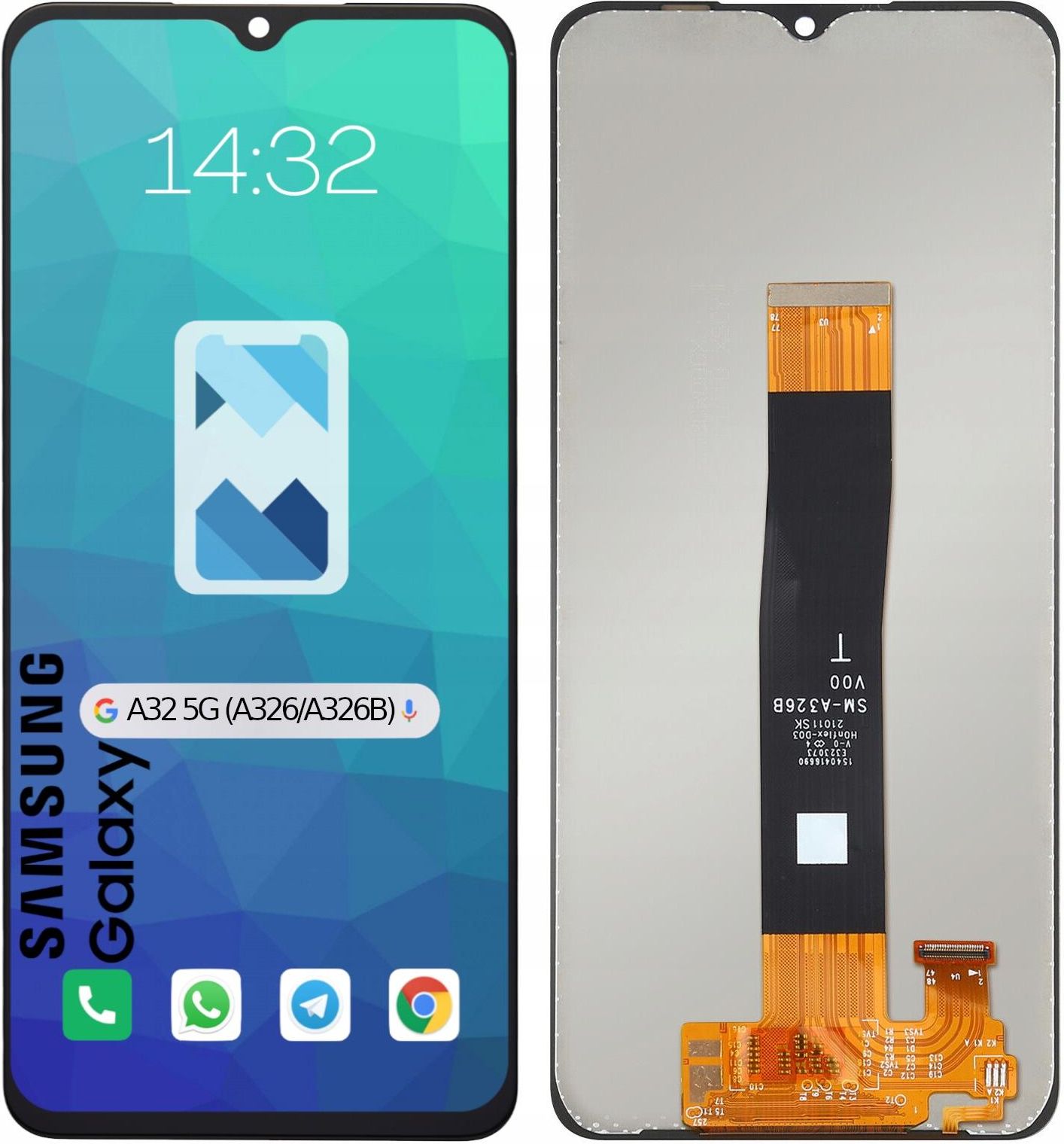 Podzespoły do telefonu Tradebit Wyświetlacz Ekran Do Samsung Galaxy A32 ...