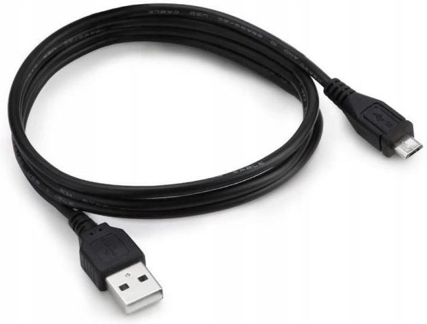 Smarty Kabel Przewód Wtyk Usb Micro Usb Typu B Mikro Czarny Długi ...