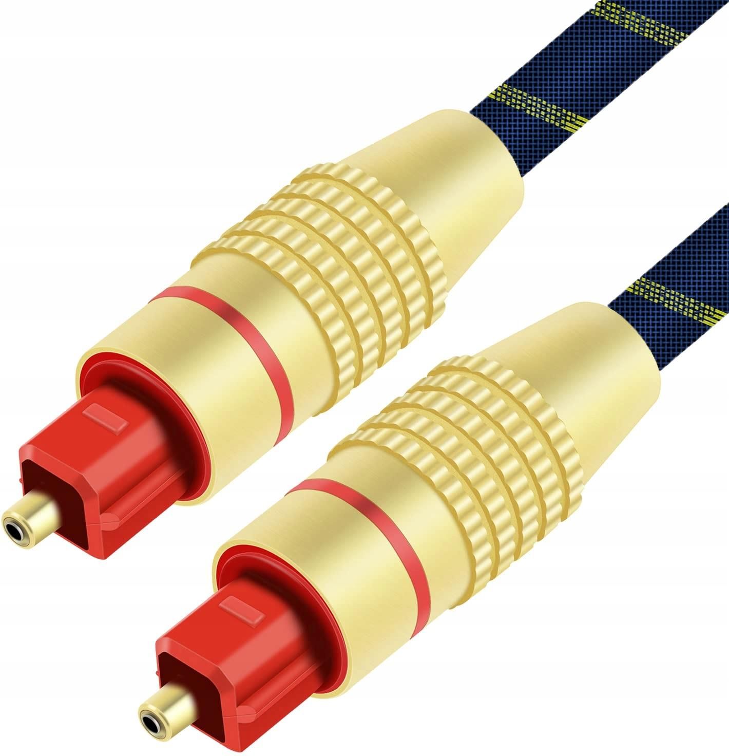 Novaza Tech 3m Przewód Kabel Optyczny Toslink Audio Spdif Wzmocniony ...