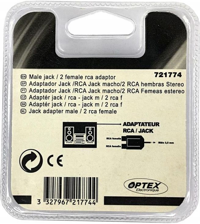 Optex Adapter Przejściówka Mini Jack 3,5 2 Rca Stero - Opinie i ceny na ...