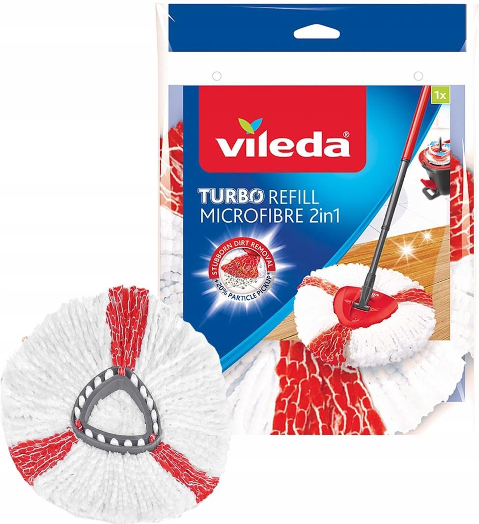 Vileda Nakładka Do Mopa Obrotowego Wkład Turbo 2w1 - Ceny i opinie ...