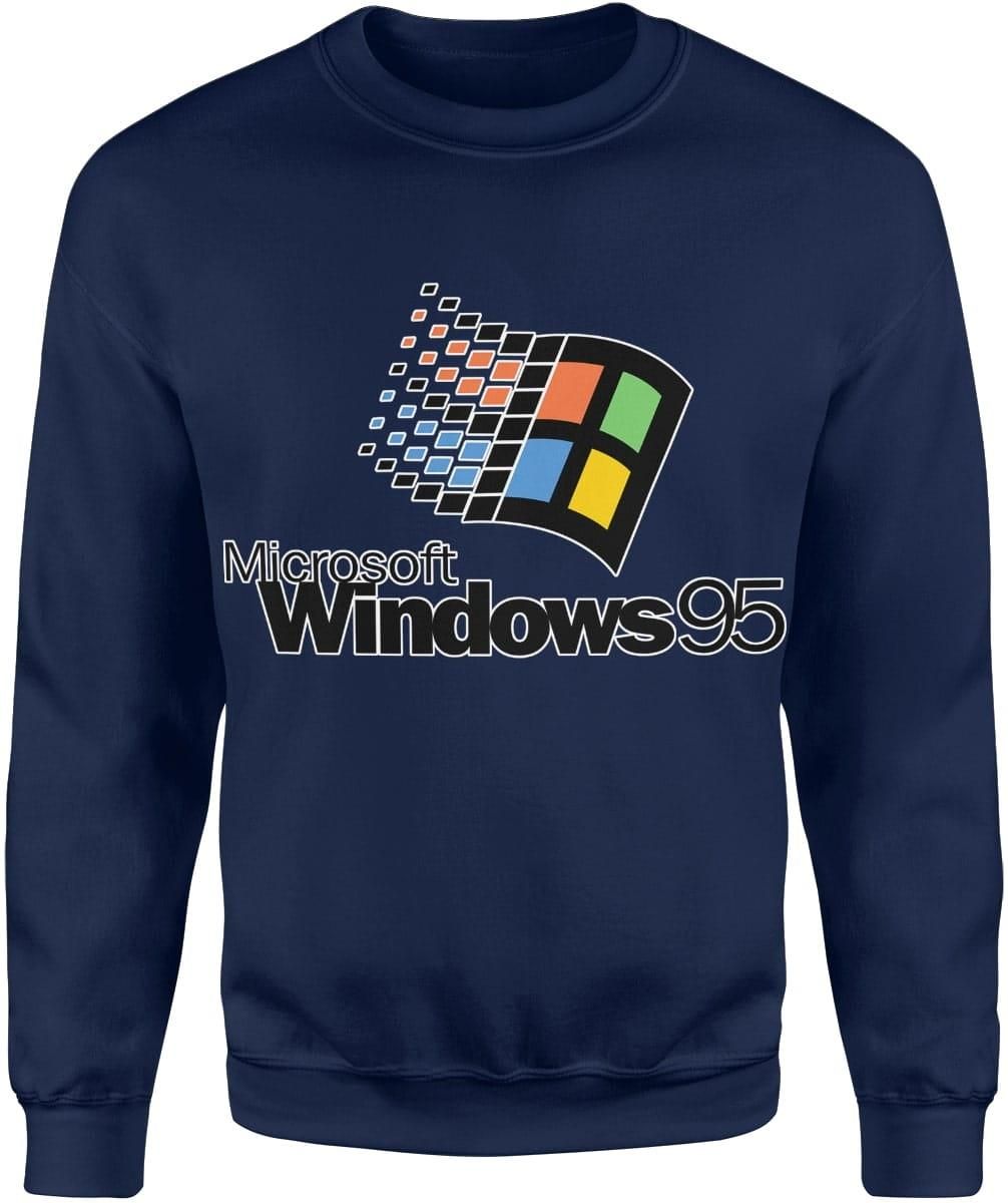 Windows 95 vintage retro Męska bluza (XXL, Czarny) - Ceny i opinie ...