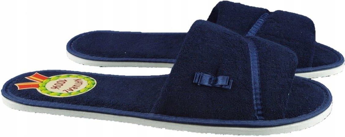 Meteor 041 kapcie damskie frotta granatowe roz. 39 - Ceny i opinie - Ceneo.pl