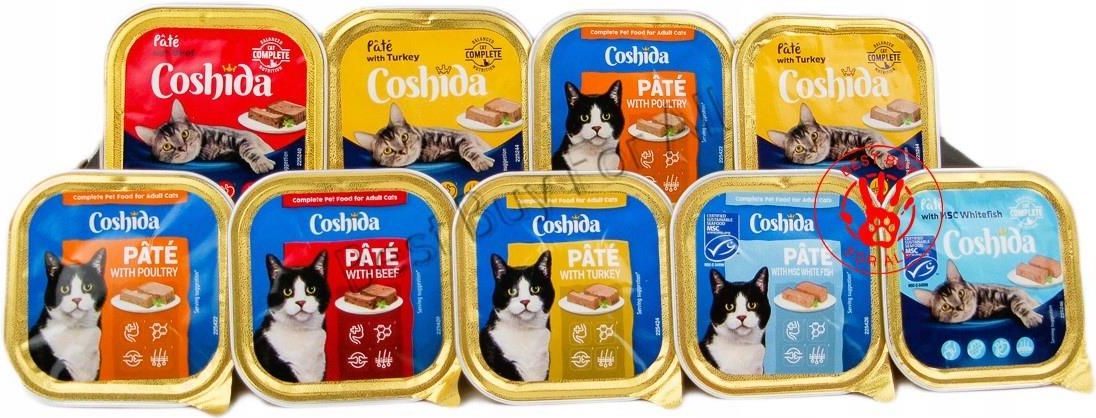 Karma Coshida Mokra Karma Dla Kota Pasztet Mix Smaków 12X100G - Ceny i ...