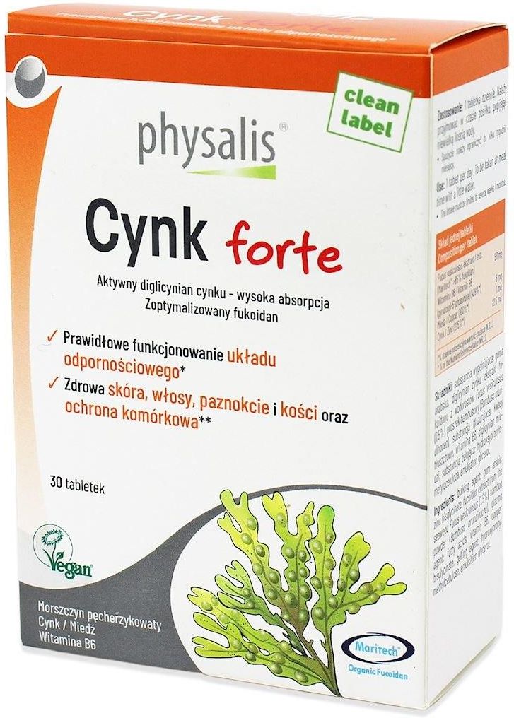 Physalis Cynk Forte 30tabl. - Opinie i ceny na Ceneo.pl