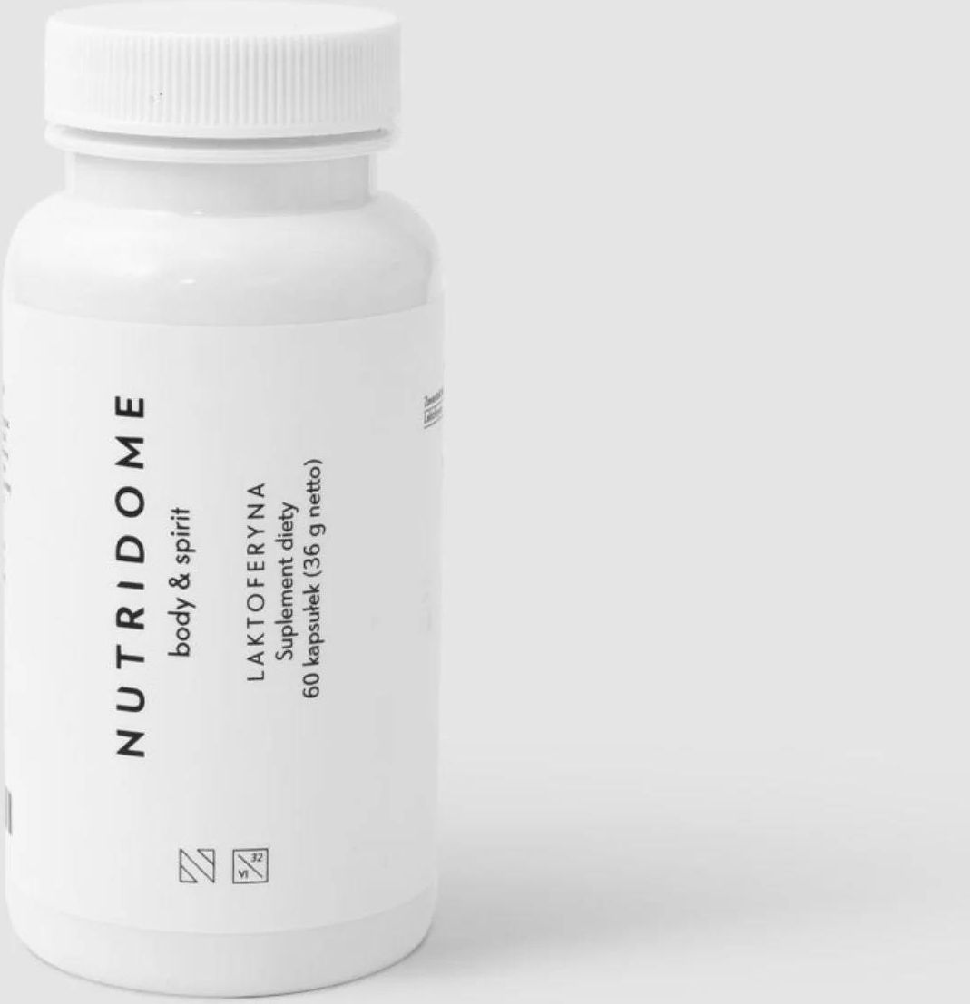 Nutridome Laktoferyna 60kaps. - Opinie i ceny na Ceneo.pl