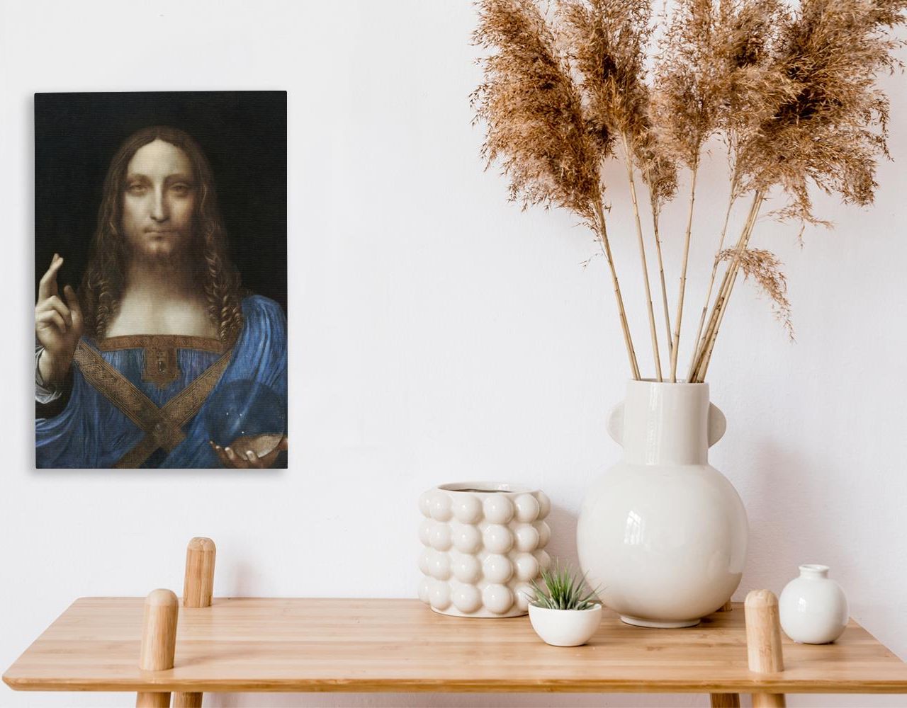 MuchoWow Salvator Mundi Leonardo Da Vinci Replika 20x30cm (47-322704455 ...
