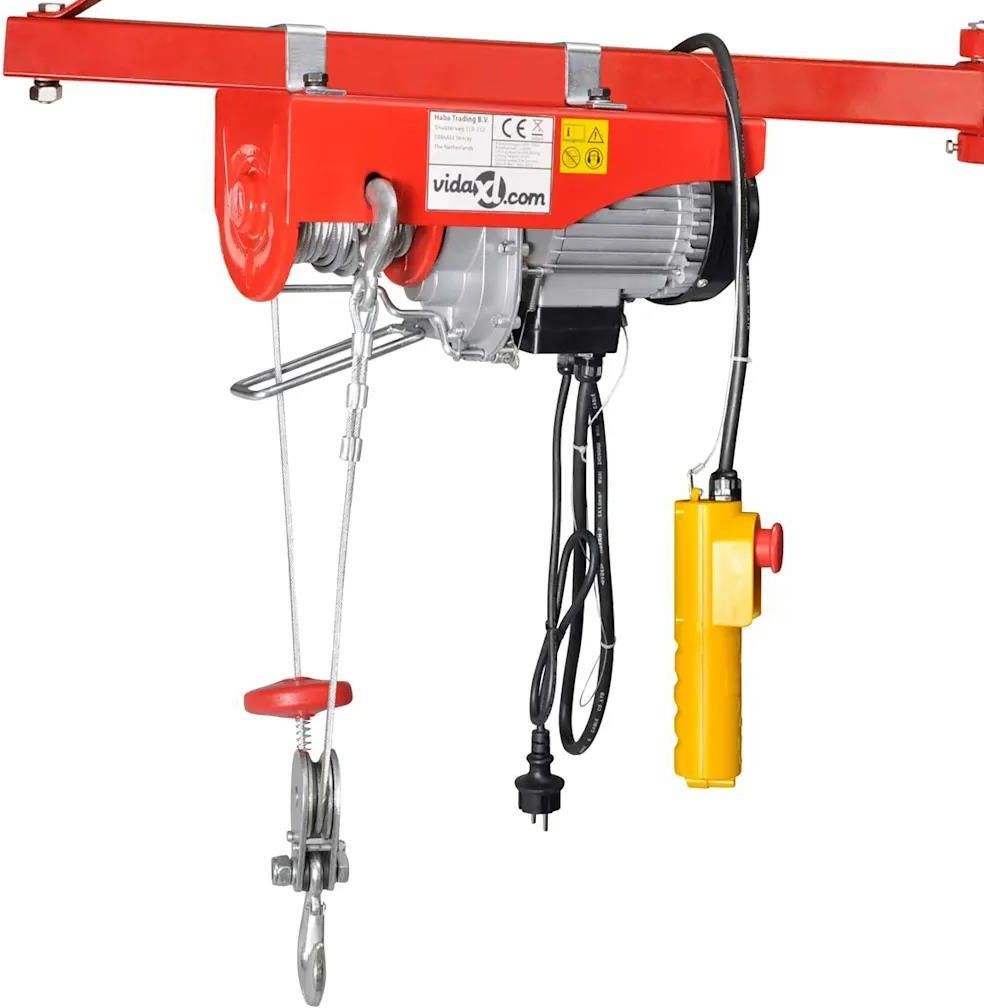 Urządzenie dźwigowe Zakito Home Elektryczna Wciągarka Kompaktowa 1000W 230V 200/400Kg 12/6M ...