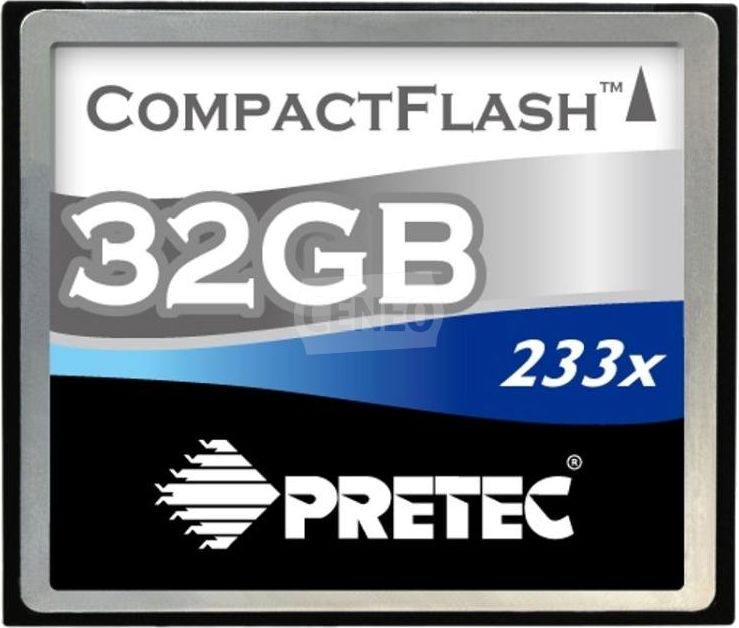 Karta pamięci do aparatu Pretec Cheetah II CompactFlash 32GB 233x ...
