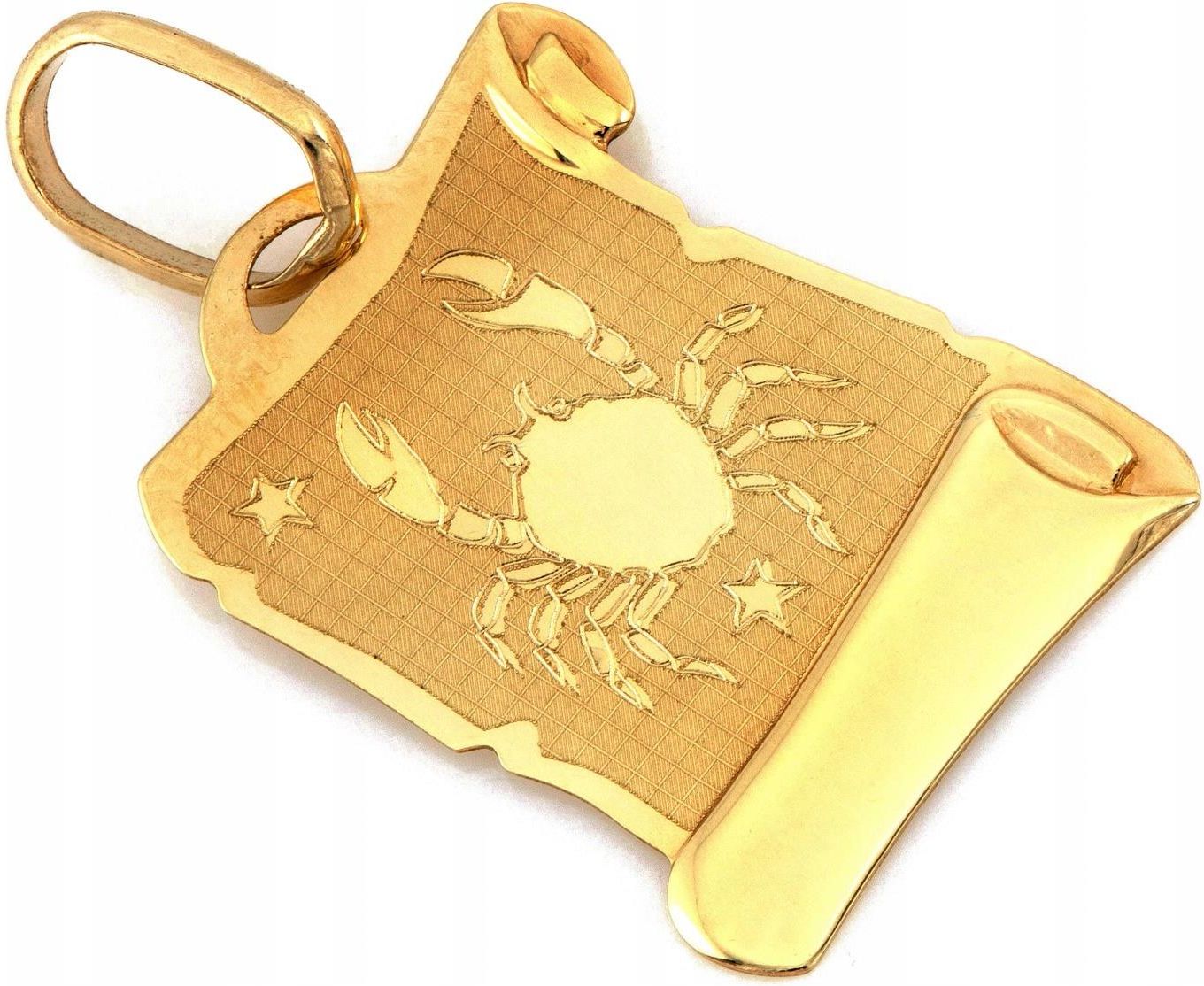 Znak zodiaku Rak 585 papirus znak zodiaku z rakiem błyszcząca blaszka ...