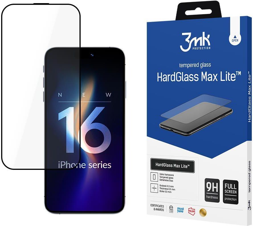3Mk Hardglass Max Lite Iphone 16 Pro 6.9 Czarny - Opinie i ceny na Ceneo.pl