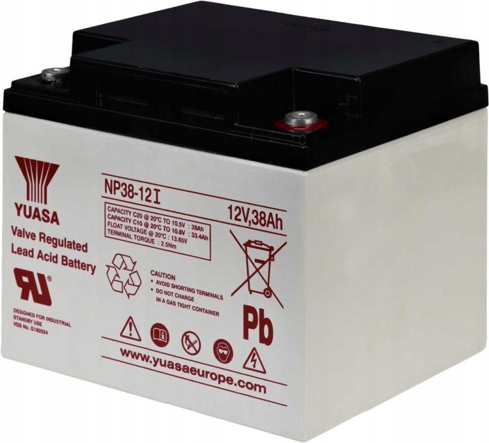 Bateria do zasilacza Yuasa Akumulator Agm NP38-12I 12V 38Ah Do Zasilacz ...