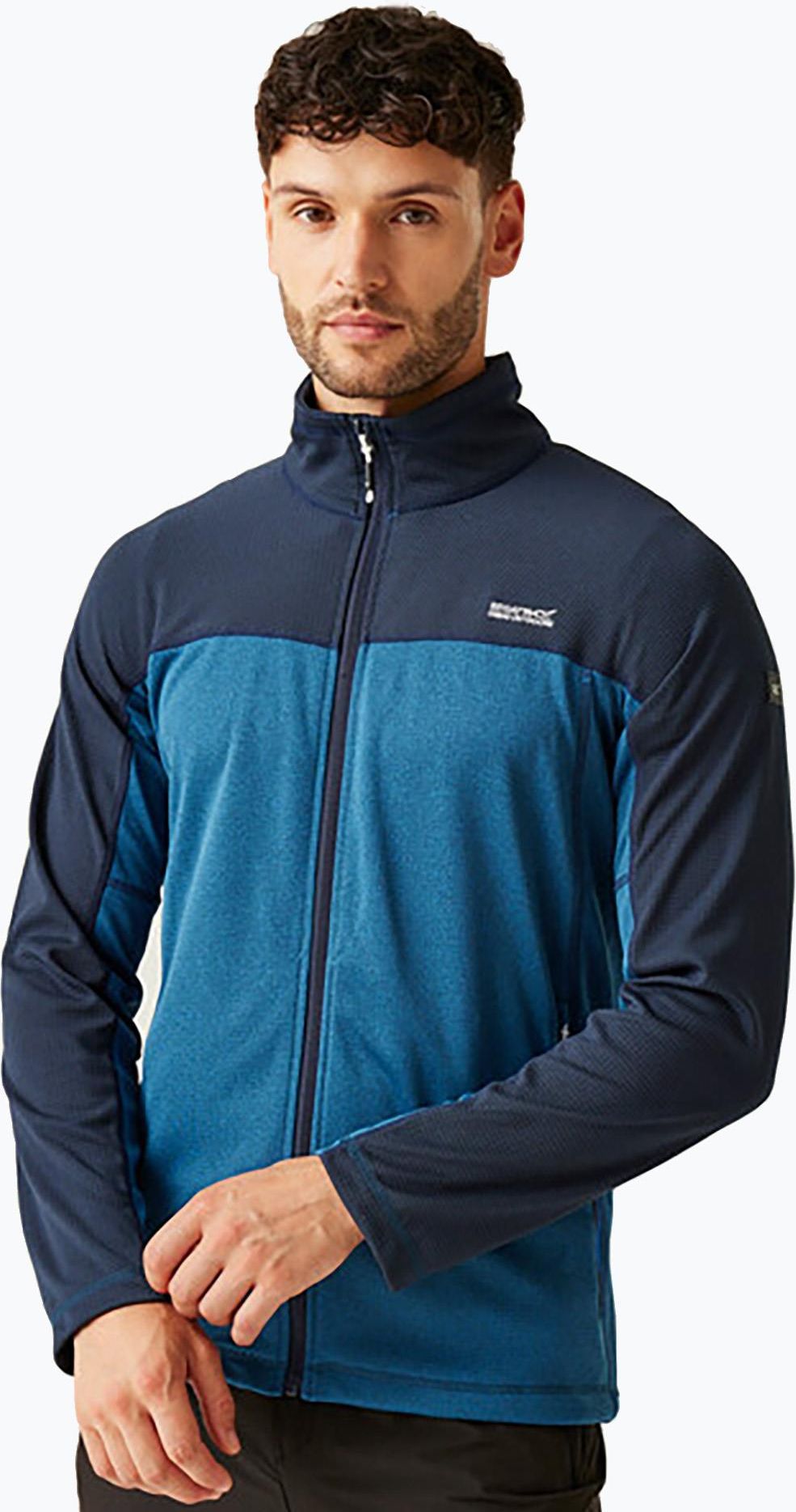 Regatta Bluza Męska Regatt Highton Full Zip Midlayer Olympian Blue Navy ...