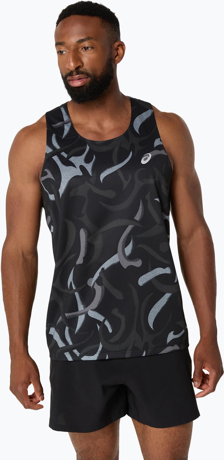 Asics Tank Top Do Biegania Męski Road All Over Print Singlet ...