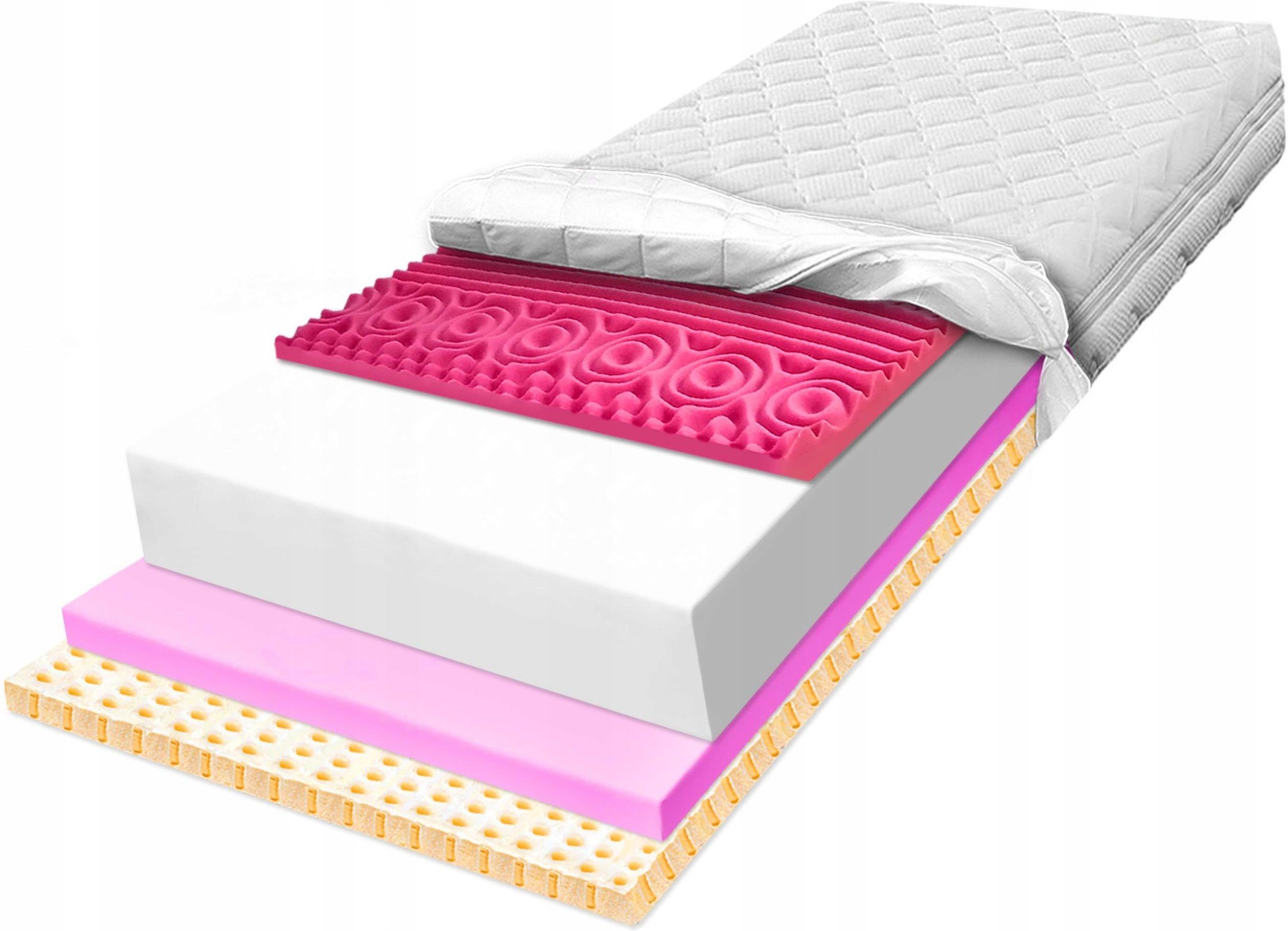 Materac Materace Z Gór H2 80x180 lateksowy masujący poprawia krążenie 7 ...