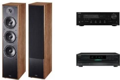 Onkyo TX-8470 + DX-C390 + MAGNAT MONITOR S70 walnut - Opinie i ceny na ...