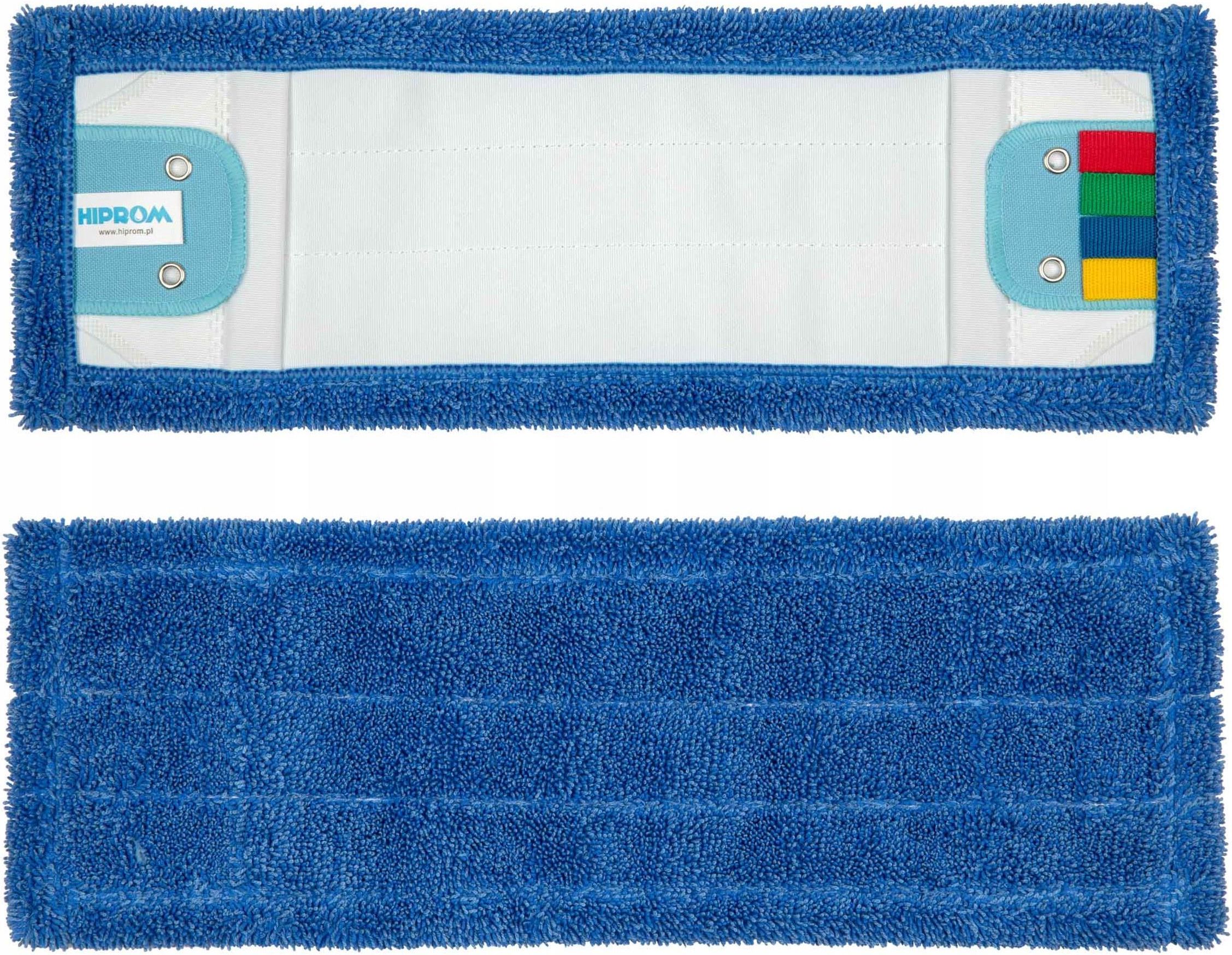 Hiprom Profesjonalny Mop Micro Blue Płaski 40cm Niebieski Duo (12003 ...
