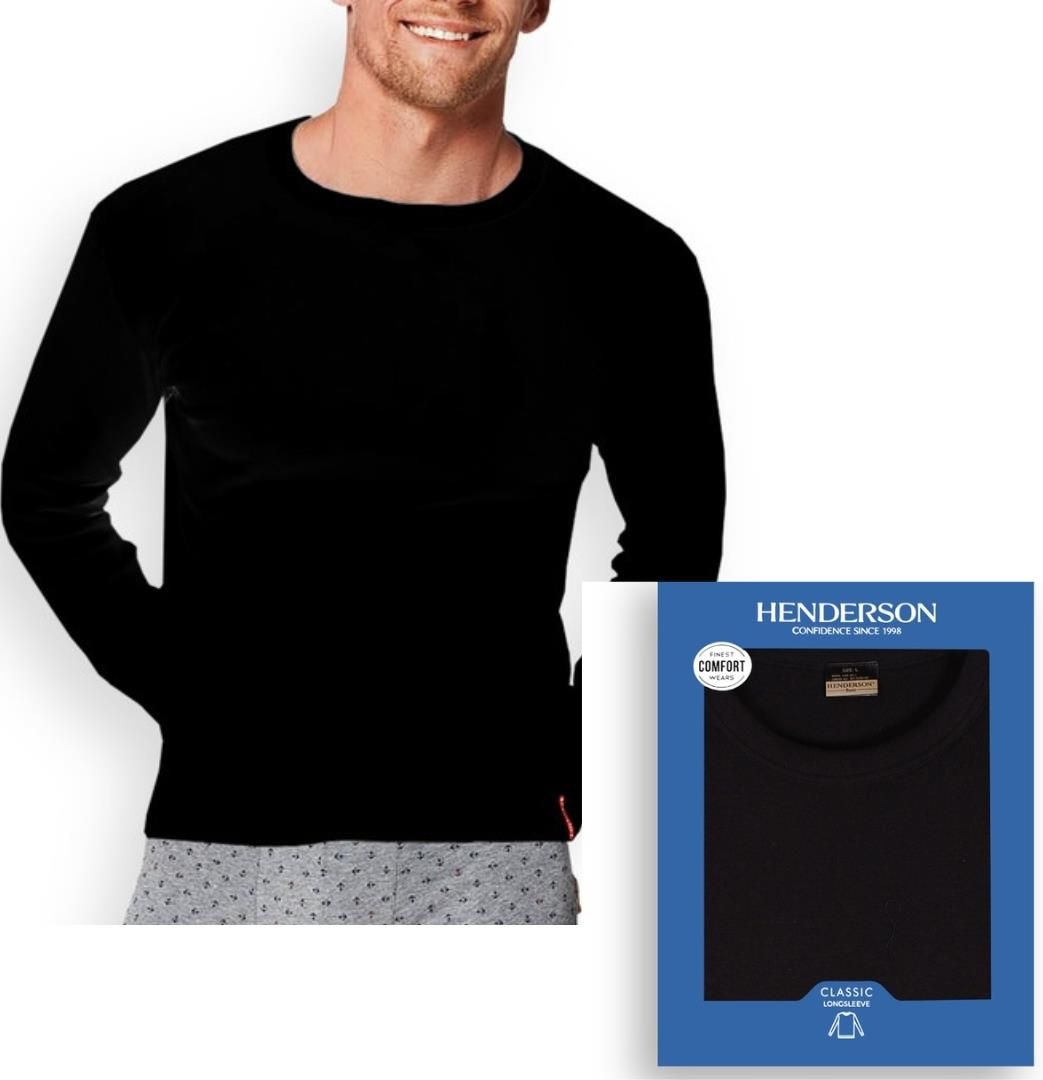 Podkoszulek Męski Henderson Długi Rękaw BT-104 2149 Czarny r.M - Ceny i ...