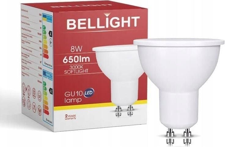 Bellight Led Gu10 230V 8W 3000K 650Lm 10/100 - Opinie i atrakcyjne ceny ...